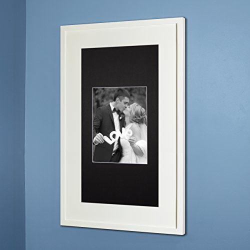 Fox Hollow Furnishings 14x24 Recessed Concealed Medicine Cabinet (White)