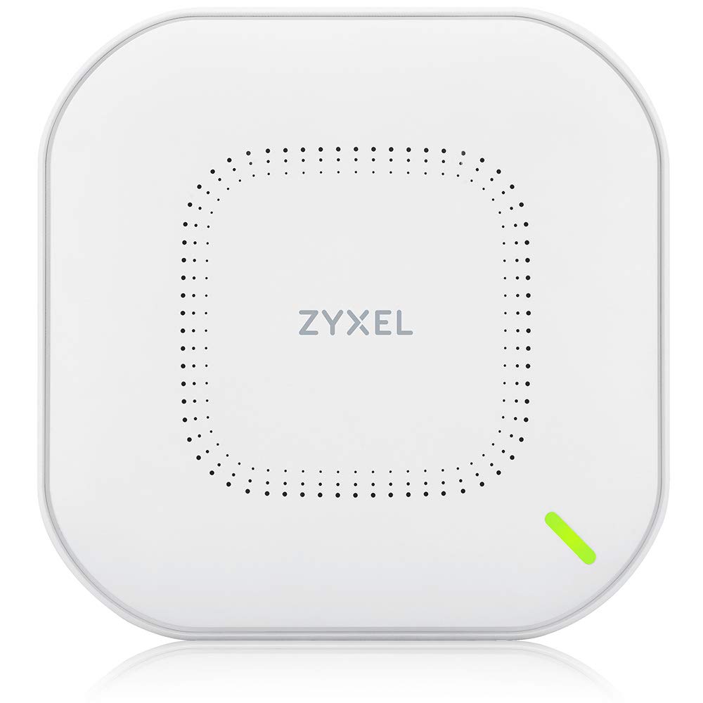 Zyxel True WiFi 6 AX3000 Multi-Gigabit Business Access Point | 2.5G Uplink & 1 GbE Passthrough | Mesh, Seamless Roaming, Captive Portal | Hybrid Cloud | POE+ Support | AC Adapter Included | NWA210AX