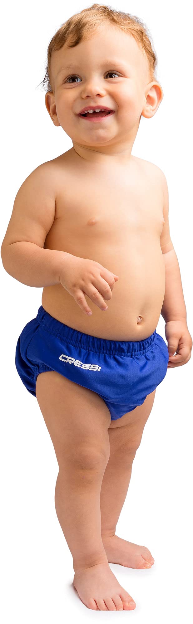 Cressi Baby Infant Soft Reusable Swim Diaper, Blue, Medium (9/12 Months)