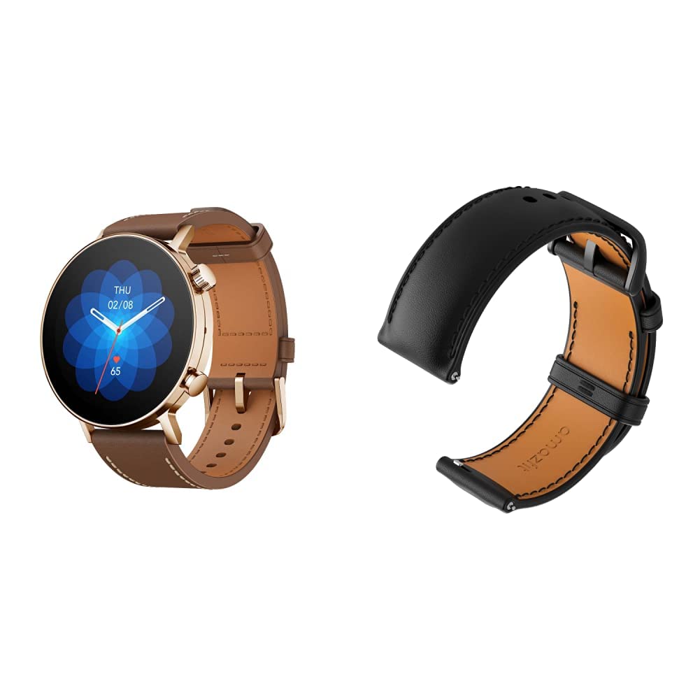 Amazfit GTR 3 Pro Limited Edition Smart Watch + Genuine Leather Watch Bands
