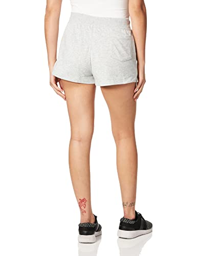 Champion Women's, Campus French Terry, Moisture-Wicking Gym Shorts, 2.5", Oxford Gray, Medium