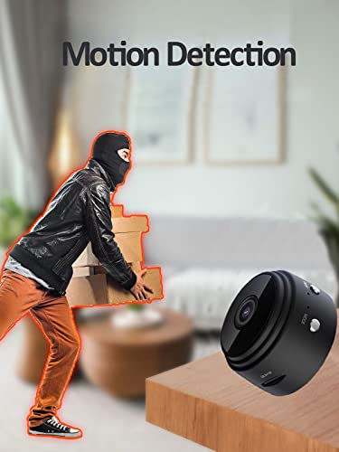 senri Mini Security Camera, 1080P HD WiFi Home Indoor Outdoor Camera for Baby/Pet/Nanny, IP Camera Remote Viewing for Security with iOS,Android Phone APP