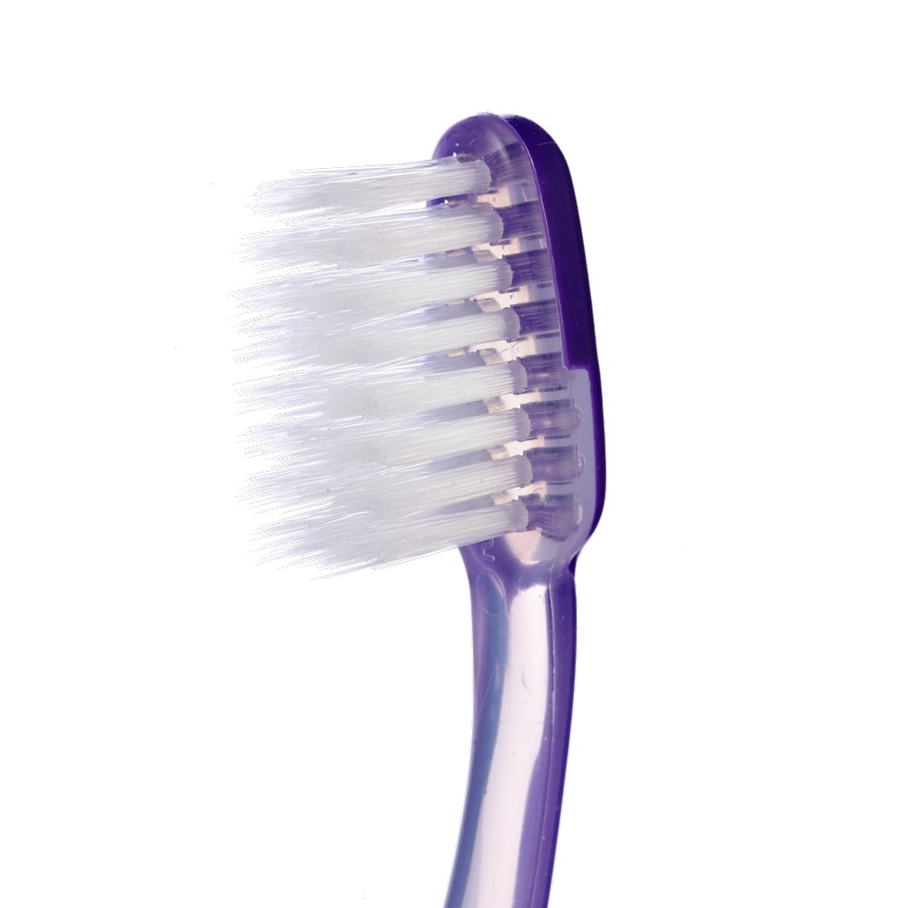 WELdental SoFresh Flossing Toothbrush - Kids Size Soft | You Choose Color and Quantity | Bundle with (1) Mint Xylitol Dental Floss Kid Size (3-Pack, Purple)