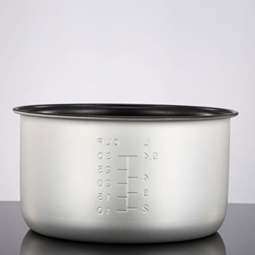 Healeved Rice Cooker 10 Cup Rice Cooker Inner Pot Rice Cooker Replace Liner Nonstick Cooking Pot Inner,4.5Qt Aroma Rice Cooker