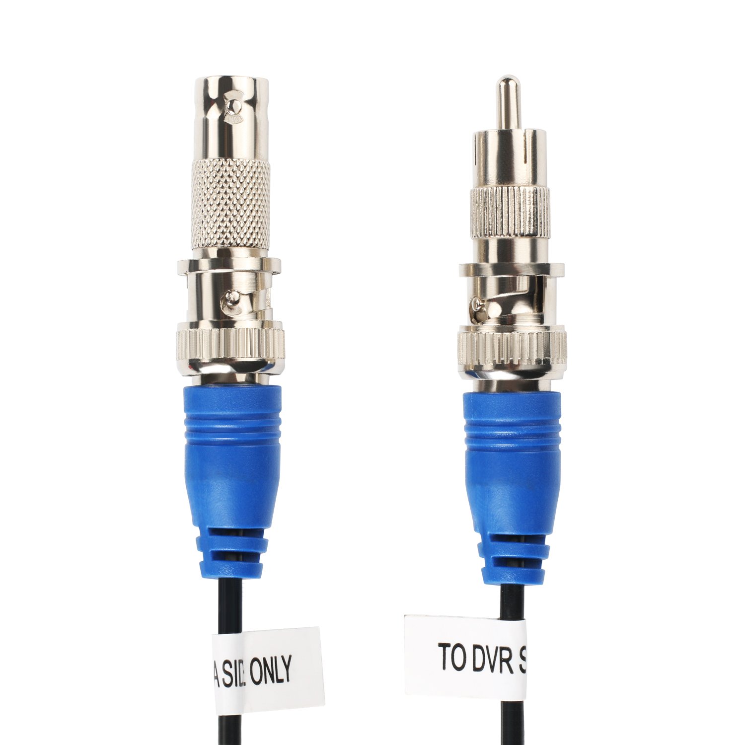 SHD 2Pack 50Feet BNC Vedio Power Cable Camera Video BNC Cable Wire Cord for Surveillance CCTV Security System with Connectors(BNC Female and BNC to RCA)