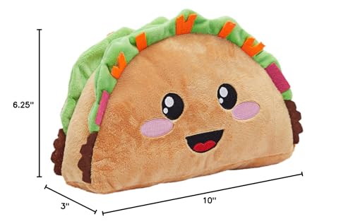 BLUE PANDA Soft Taco Stuffed Animal, Comfort Plush Toys for Gifts, Collectibles, 10 Inches
