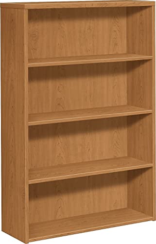 Hon 105534Cc 10500 Series Laminate Bookcase, Four-Shelf, 36W X 13-1/8D X 57-1/8H, Harvest