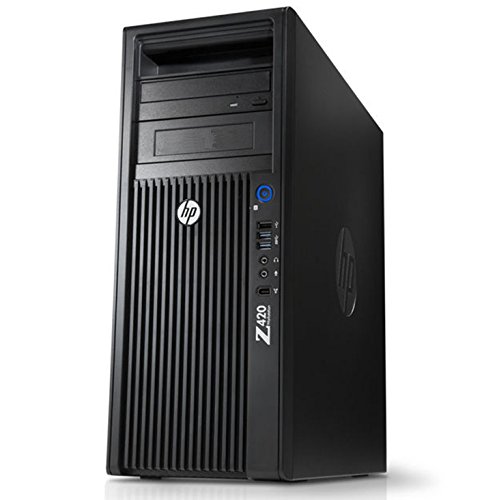 HP Z420 Gaming Computer,Quad Core Xeon CPU upto 3.8GHz CPU, 16GB RAM, New 240GB SSD & 1TB HDD, Windows 10 Pro, USB 3.0, DVD-RW, WiFi,Nvidia GeForce GT630 Support HDMI-(Renewedd)