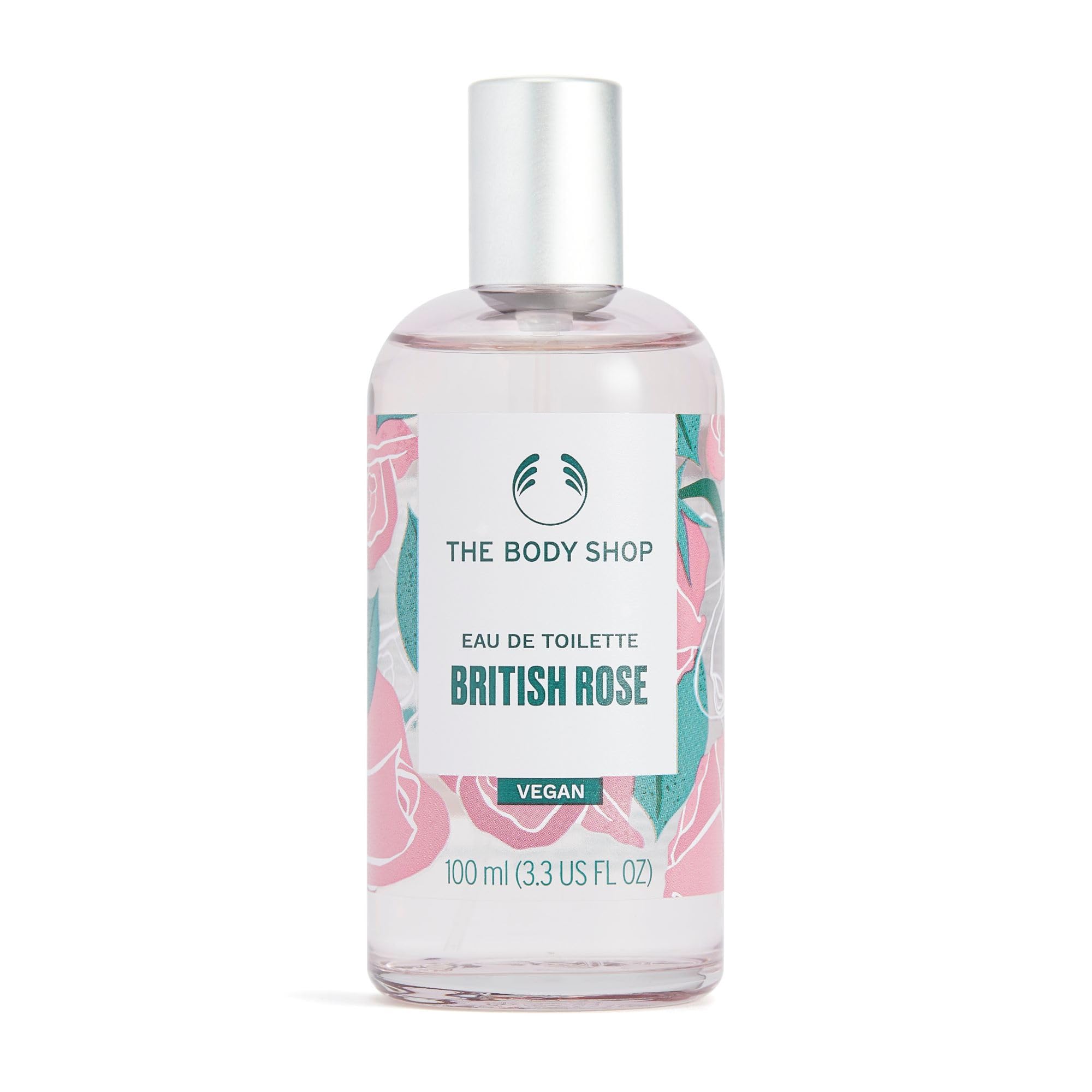 The Body Shop British Rose Eau De Toilette â Fresh Dewy Fragrance â Vegan â 3.3 oz