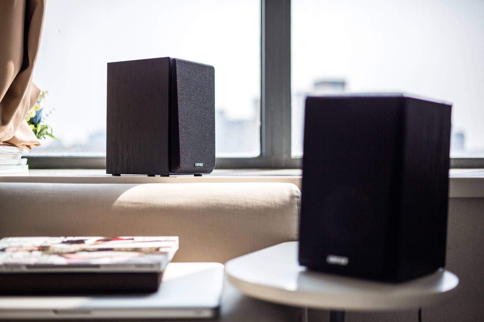 Edifier R980T 4in Active Bookshelf Speakers - 2.0 Computer Speaker (Renewed)