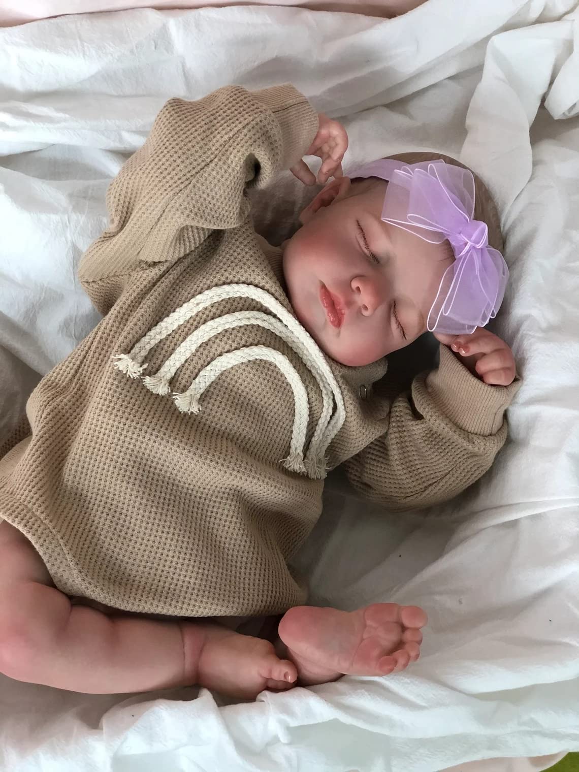 iCradle 20-inch Lifelike Reborn Baby Doll - Silicone Newborn Toddler Toy for Ages 3+ (003)