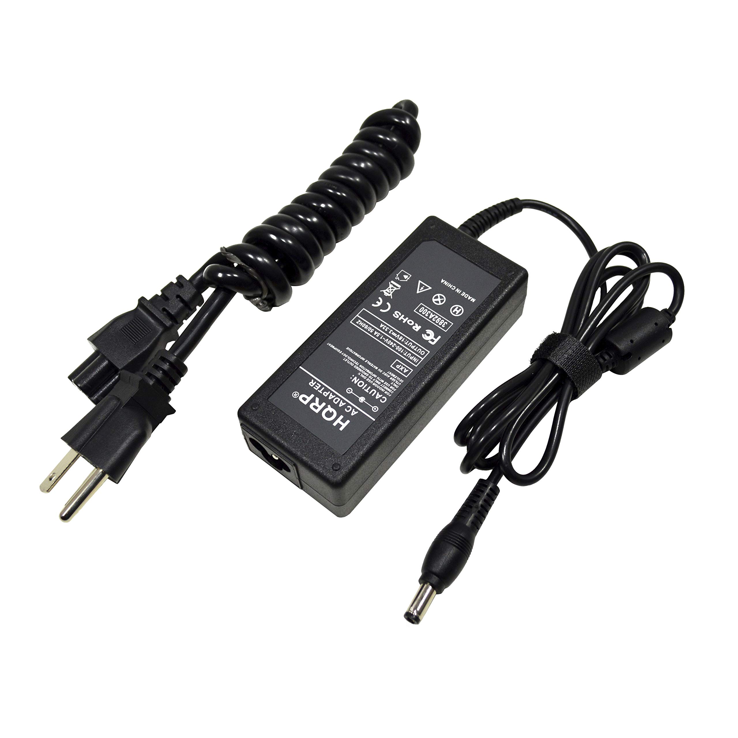 HQRP 18V AC Adapter Compatible with Pyle PSBV200BT PSBVWF300B 300 Watt Bluetooth Soundbar Home Theater Speaker Sound-Bar Power Supply Cord Adaptor + Euro Plug Adapter