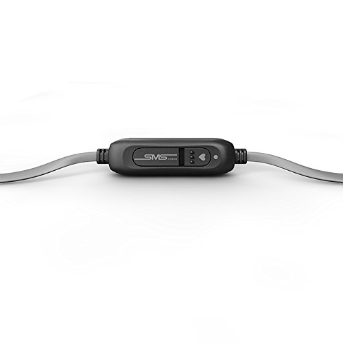 SMS Audio Bio Sport Biometric Wired in-Ear Headphones with Heart Rate Monitor, Black/Grey