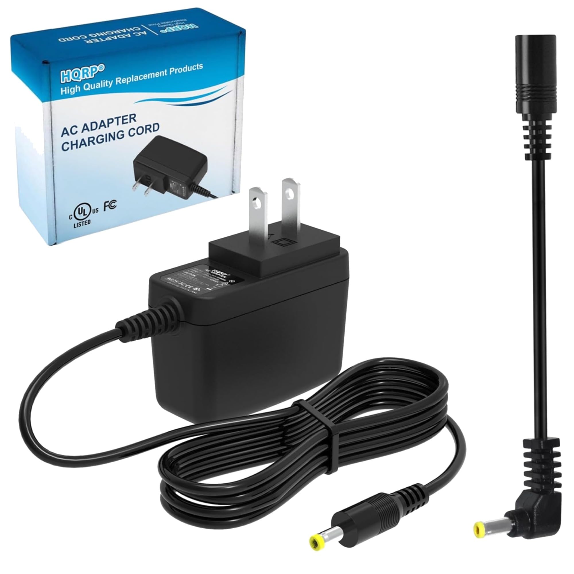HQRP 6V AC Adapter Compatible with Sony AC-6013 RDP-M5IP RDP-M7iP Portable Speaker Dock Power Supply Cord Adaptor 1-489-625-11 RDPM5iPBLK RDPM5IPSIL, 6 Ft Long Cord + Euro Plug Adapter