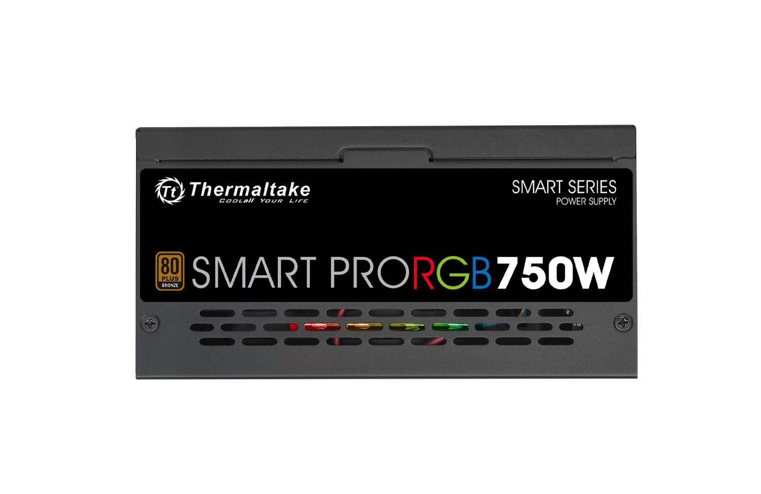 Thermaltake Smart Pro RGB 750W 80+ Bronze Smart Zero 256-Color RGB Fan Fully Modular ATX 12V 2.4/EPS 12V 2.92 Power Supply 7 YR Warranty PS-SPR-0750FPCBUS-R