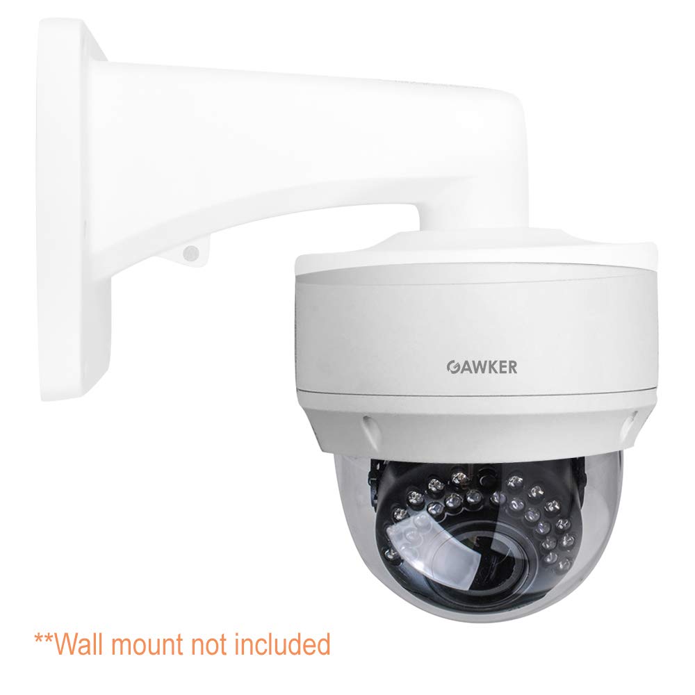 GAWKER G1083PDIR Dome CCTV Security Camera, 1080P HD-TVI/AHD/CVI and CVBS(Default) Video Out switchable, True Day&Night, IP66 Vandal Proof, 2.8-12mm Lens, IR Smart, DC12V/AC24V.