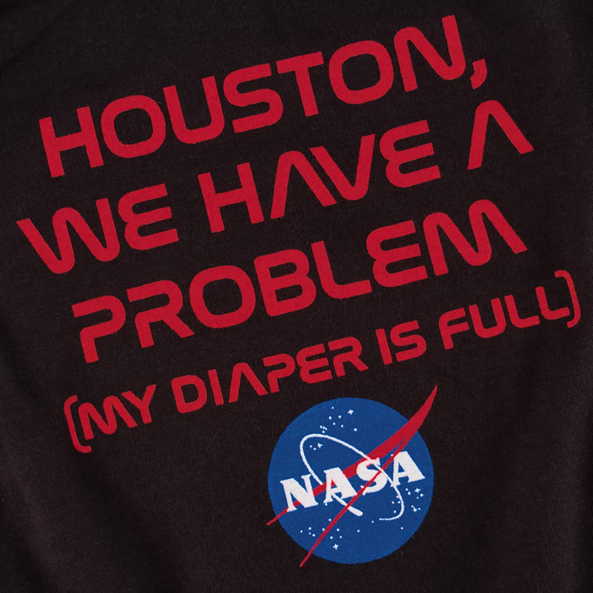 Popfunk NASA Problematic Diaper Baby Onesie Bodysuit, 6 Months