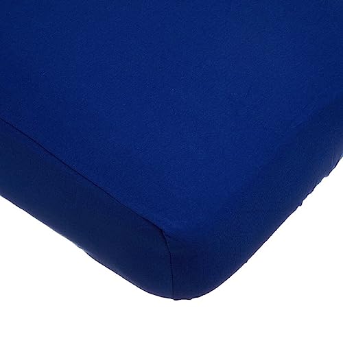 TL Care Supreme Fitted Crib Sheet 28" x 52", Enhanced Thickness for Soft, Breathable Neutral 100% Cotton Jersey Comfort, Royal, for Boys and Girls