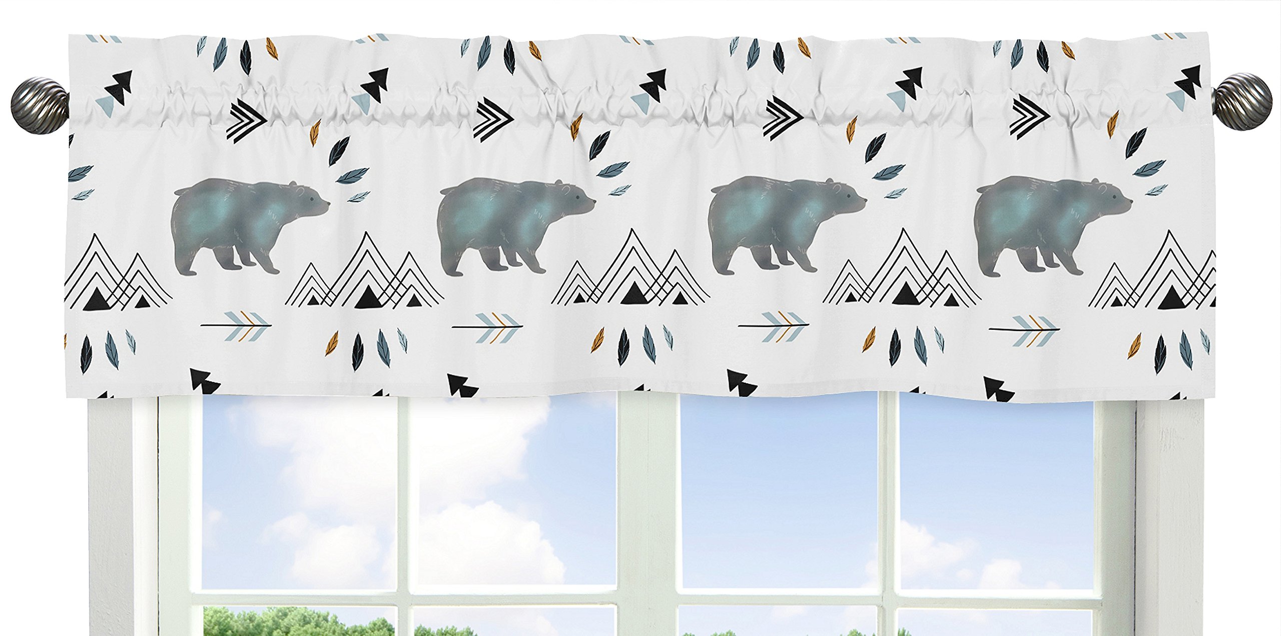 Sweet Jojo Designs Bear Mountain Watercolor Baby Boy Crib Bedding Set 11 Pieces