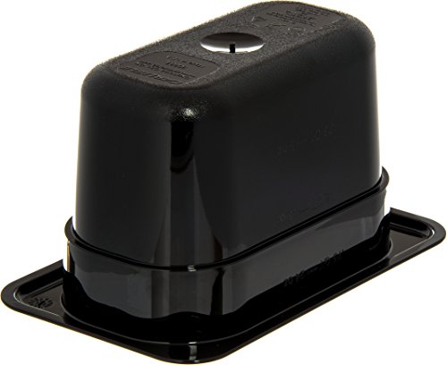 Carlisle FoodService Products 3068703 Plastic Food Pan, 1/9 Size, 4 Inches Deep, Black (Pack of 6)