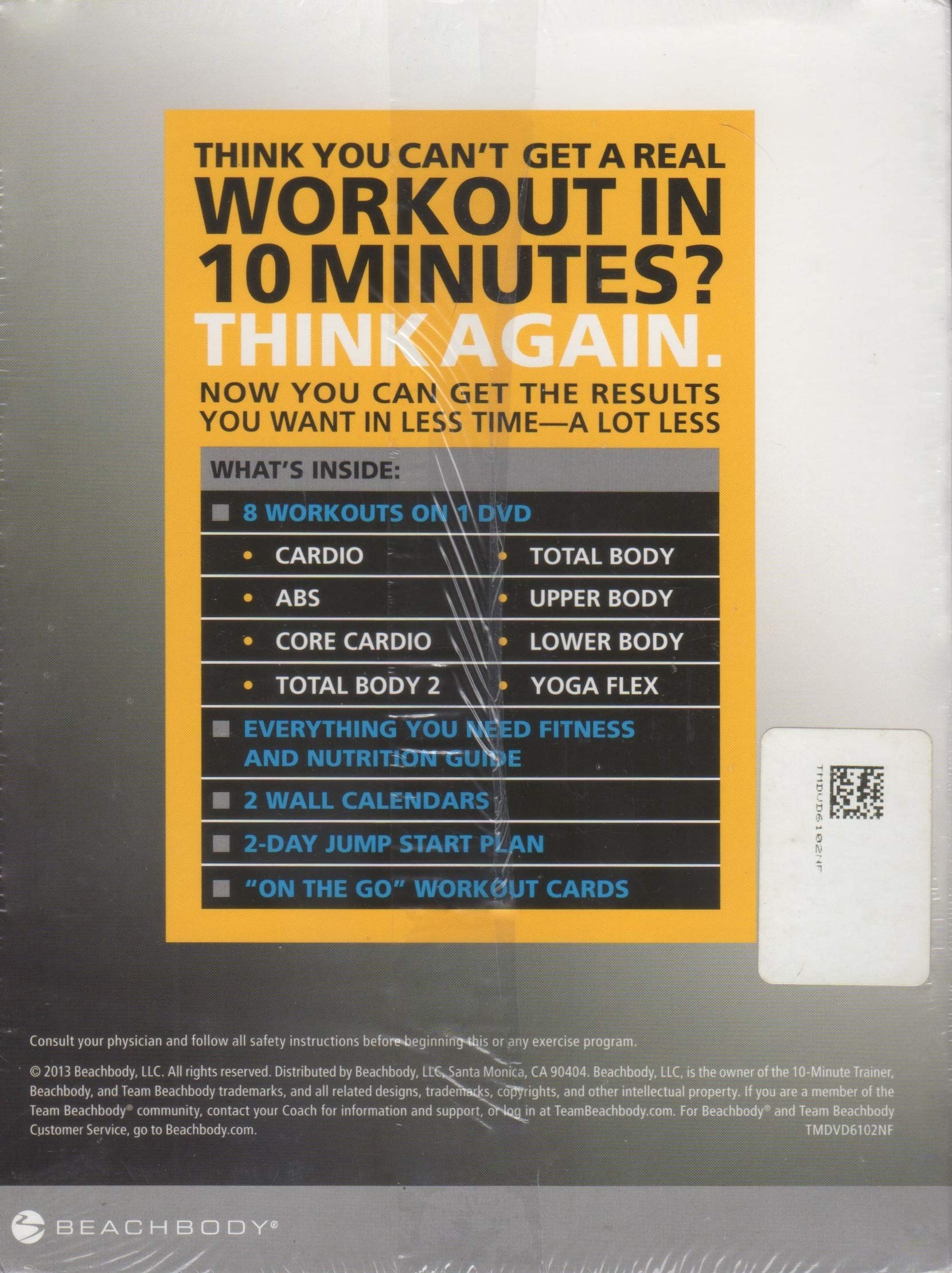 Tony Horton's 10 Minute Trainer DVD Sealed