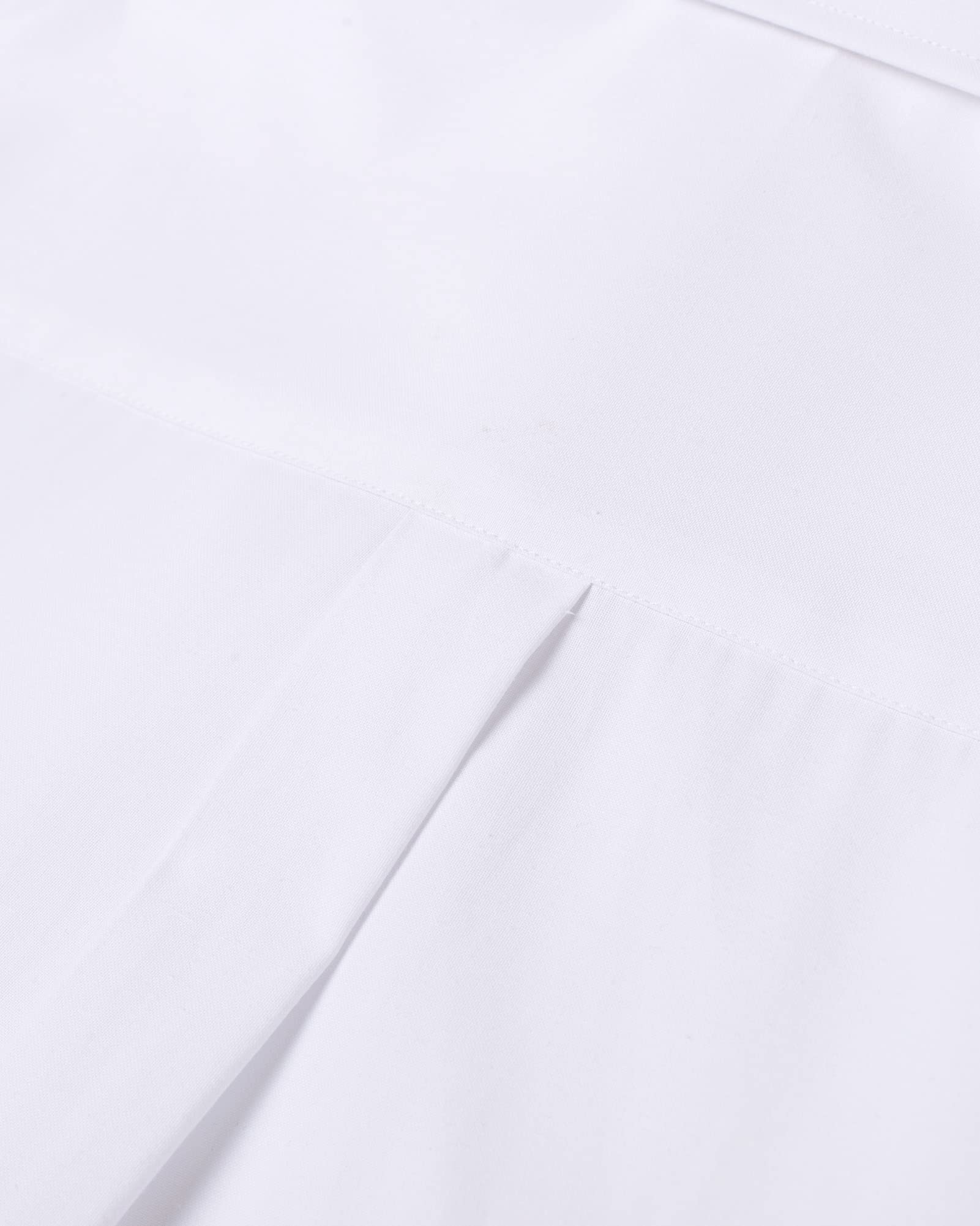 Alimens & Gentle Men's Solid Oxford Shirt Regular Fit Long Sleeve Button Down Shirts with Pocket White
