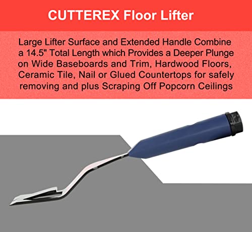CUTTEREX Floor Lifter, Tile Removal Tool, Removal Multi-Tool for Commercial Work, Molding, Baseboard, Skirting Board, Siding and Flooring Removal, Remodeling