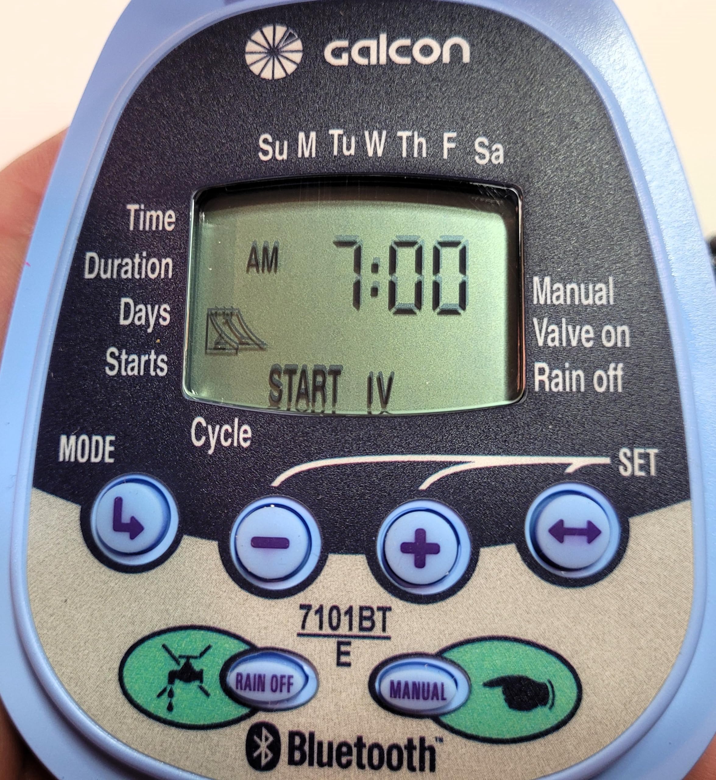 Galcon 7101D Battery Operated Single Valve Sprinkler Timer with a Waterproof Professional Irrigation Controller 3/4 inch Valve Drip, Sprinkler, GAR6S231UP0