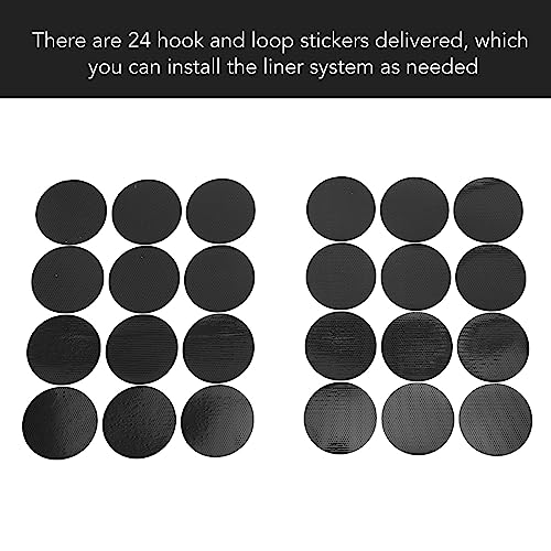 Helmet Padding Kit, Dual Layer Easy Install, Soft Dial Helmet Hanging System for Outdoors (Black Sponge)