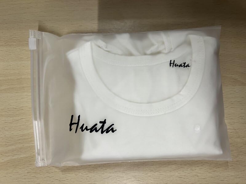 Huata Baby Girls Boys Long Sleeve Bodysuit Baby Romper (White, 12-18 Months)