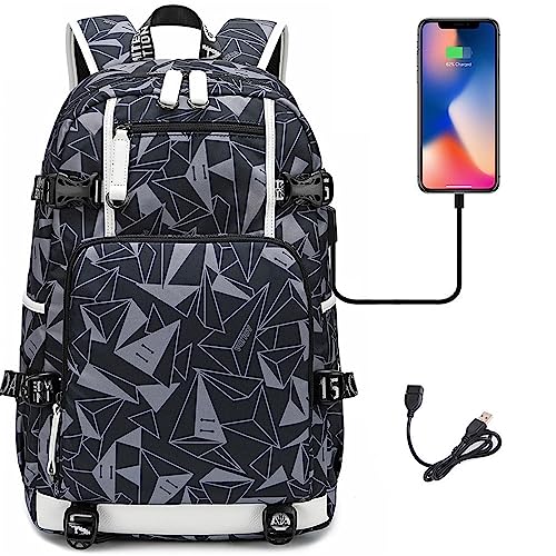 BUGUTKONG Basketball Player Multifunction Backpack Travel Fans Bag Daypack Bookbag School Bag Laptop Bag Batele-a12