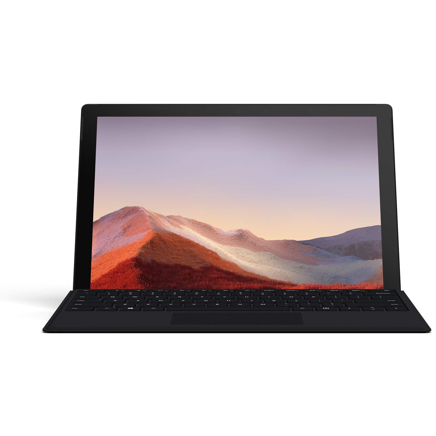 Microsoft QWV-00007 Surface Pro 7 12.3" Touch Intel i5-1035G4 8GB/256GB Black Bundle with Type Cover Keyboard + Elite Software Office Suite, Photo Editor, PDF Editor, PCmover +1YR CPS Protection Pack