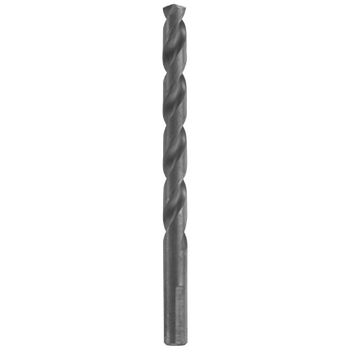 BOSCH BL2151 1-Piece 3/8 In. x 5 In. Fractional Jobber Black Oxide Drill Bit for Applications in Light-Gauge Metal, Wood, Plastic