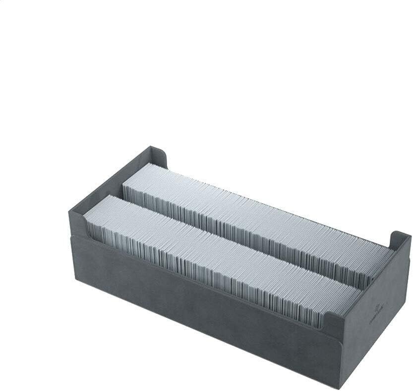 Dungeon 1100+ Convertible Deck and Game Accessories Box | Double-Sleeved Card Storage & Protector | Nexofyber Surface | Holds up to 1,000 Cards | Black Color | Made by Gamegenic