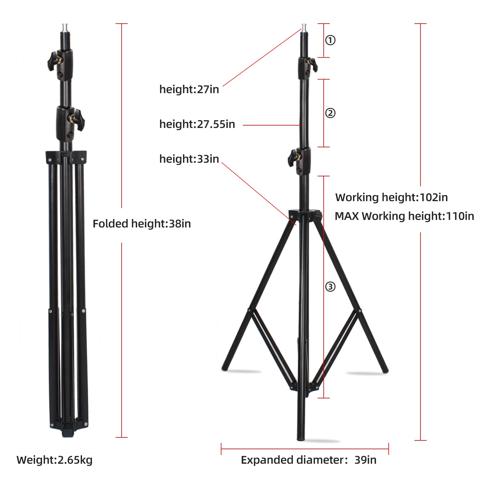 Godox 2Pack DP800III Speedlite Studio Flash Strobe Monolight Bowens Mount Kit for Studio Photography Shooting,Portrait or Video Location with Light Stand,Softbox,Umbrella,Barn Door Kit...