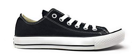 Converse Chuck Taylor All Star Low Top, Black/White, 10.5 Women/8.5 Men