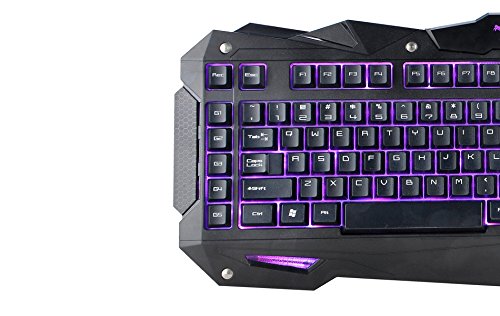 iMicro COBRA 110-Key LED Backlit USB Gaming Keyboard (IM-KBCOBV8)