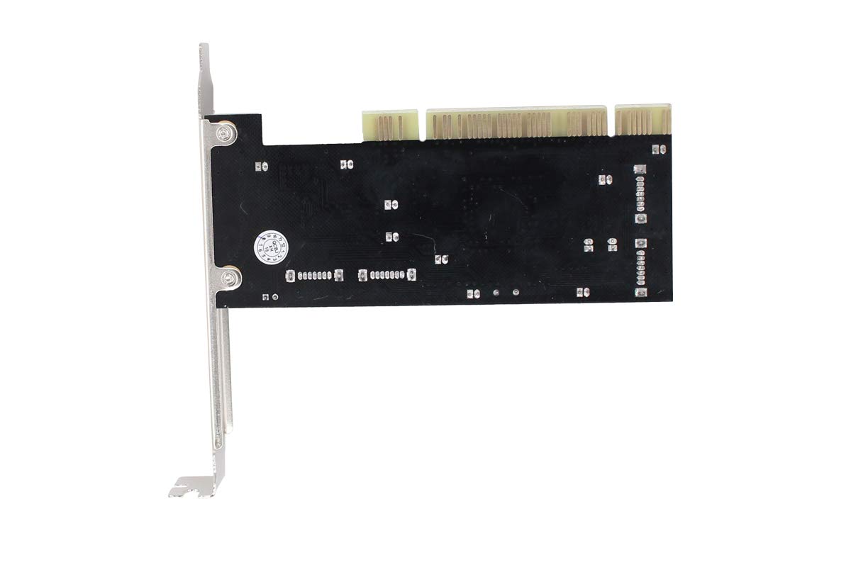 XtremeAmazing 4 Ports PCI SATA Raid Controller Internal Expansion Card Adapter, PCI to SATA Adapter Converter with 2 Sata Cables for Desktop PC HDD SSD
