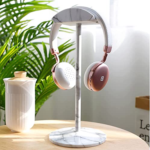 ANIIC Headset Stand Creative Metal Headset Rack Walnut Headset Stand Headset Rack Storage Rack Widely Compatible Earphone Rack Headphone Stand (Color : Maple)