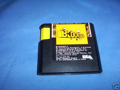 BLOCKOUT SEGA GENESIS GAME