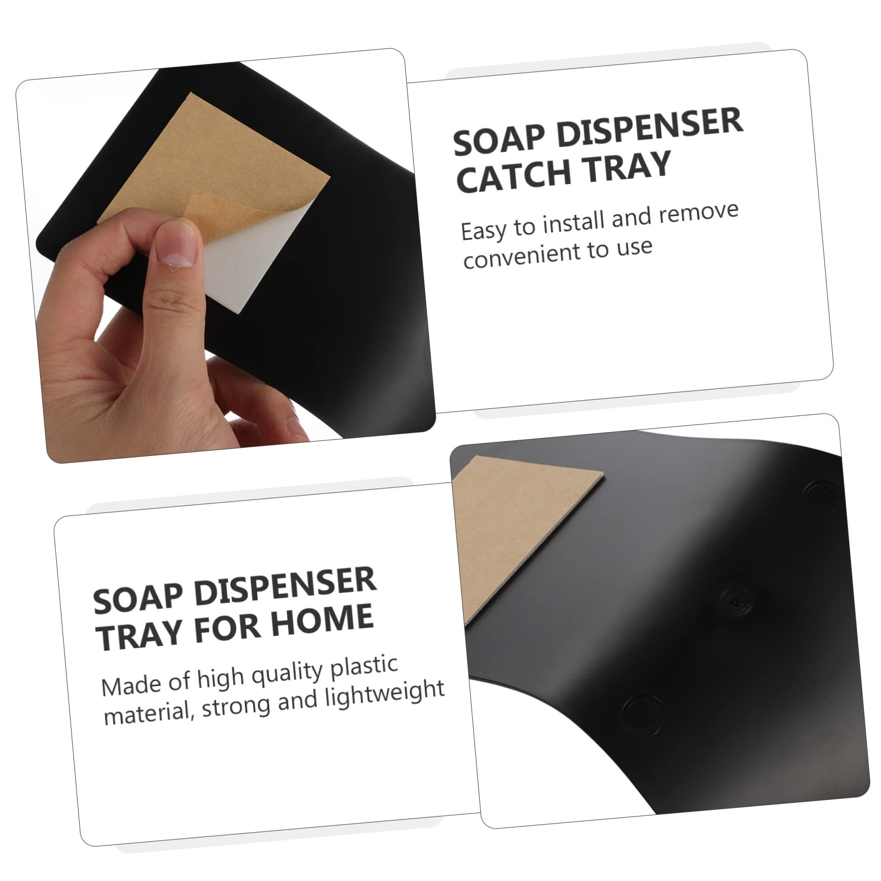 Alipis 7 pcs Water Tray Bathroom Drip Tray Foam Drip Tray Electric soap Dispenser Catch Tray Dispenser Stand Plastic to go containers Soap Dispenser Tray for Home Leakproof Fluid Spray