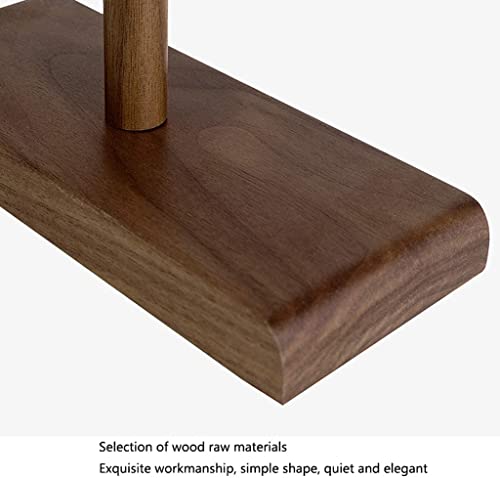 ANIIC Headset Stand Wood Headphone Stand Holder Creative Headset Holder Desk Display Shelf Rack Universal Earphone Accessories Headphone Stand ( Color : Walnut )
