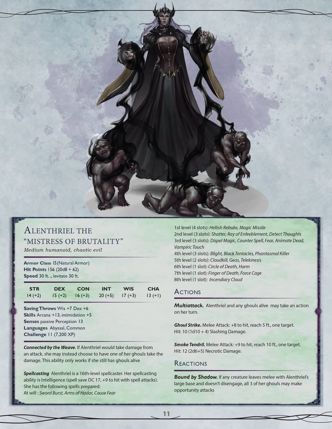 DUNGEON CRAFT Unpainted Miniatures, Compatible with DND, RPG, Tabletop Games, Roleplaying Figures for Your Dungeons & Dragons Quest, Mini Gaming Action Figures (Alenthriel- Mistress of Brutality)