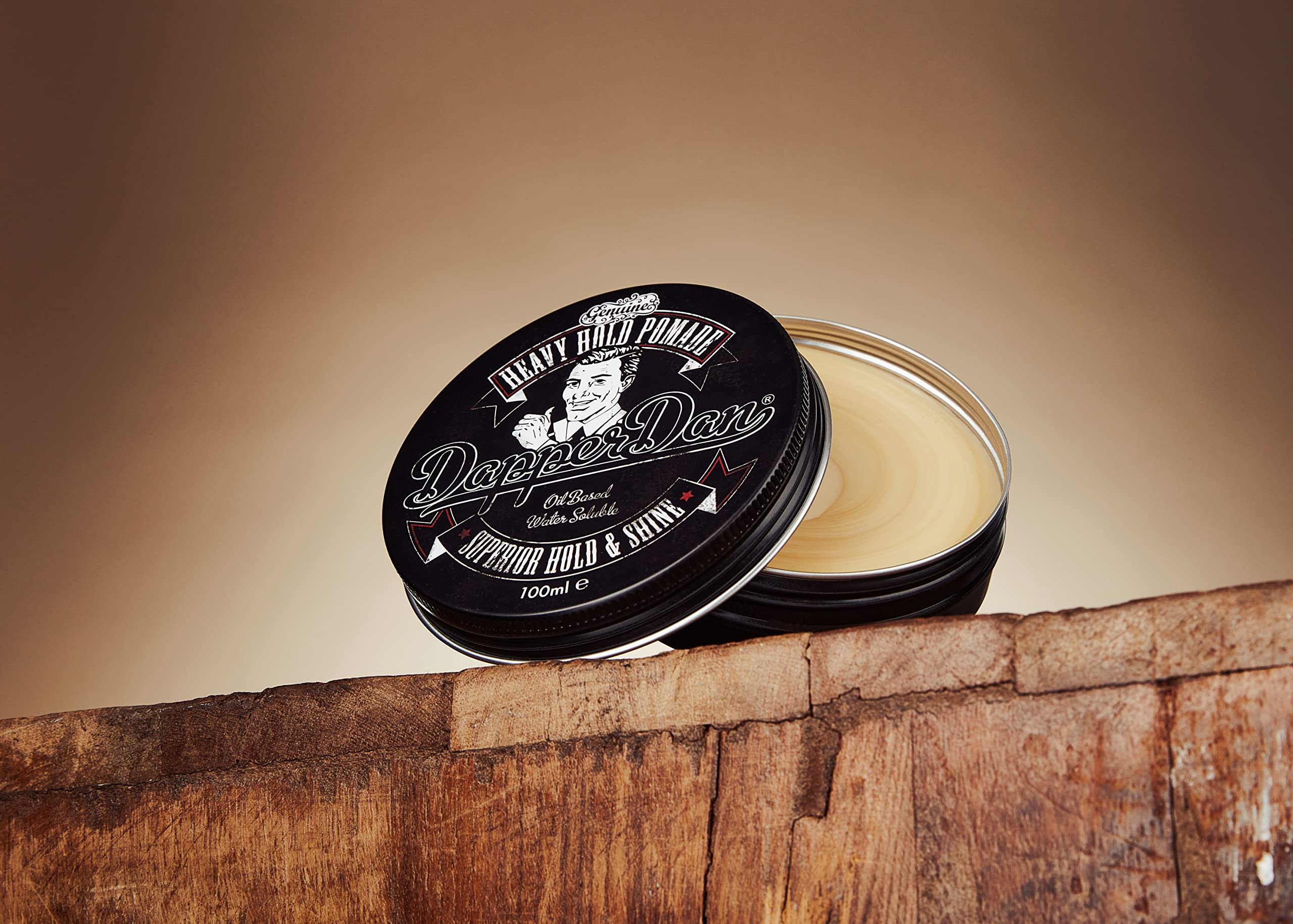 Heavy Hold Pomade By Dapper Dan, Superior Hold, Petrolatum Free, No Build Up, Liquorice & Vanilla Fragrance 100ml
