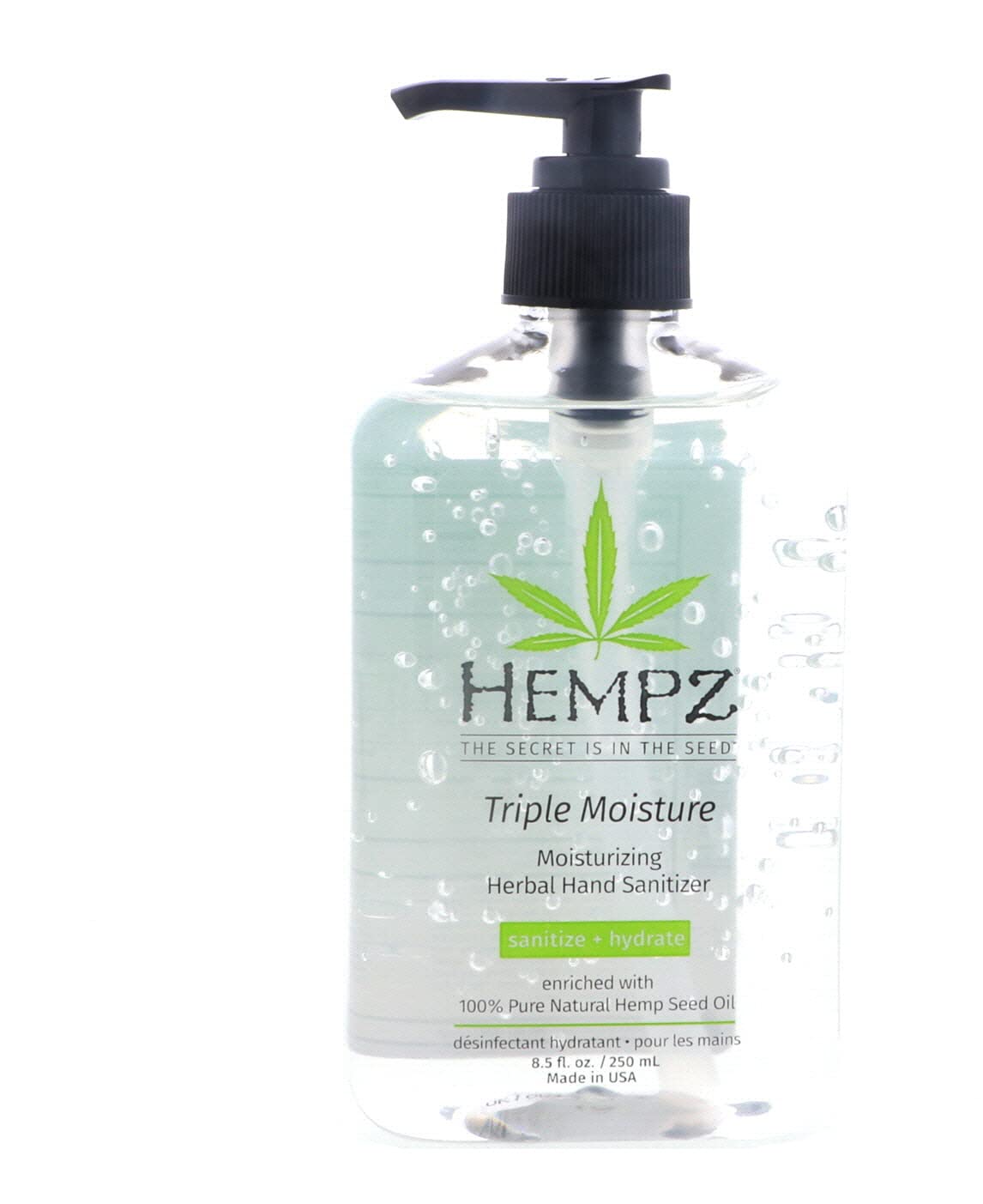 Hempz Hempz triple moisture herbal moisturizing hand sanitizer, 8.5 ounce, 8.5 Ounce