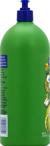 Suave Kids 3-in-1 Shampoo, Conditioner, Body Wash For Tear-Free Bath Time, Silly Apple, Dermatologist-Tested Kids Shampoo 3-in-1 Formula 40 oz
