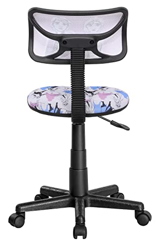 Disney Frozen 2 Adjustable Swivel Mesh Rolling Desk Chair, for Kids, Teens and Adults