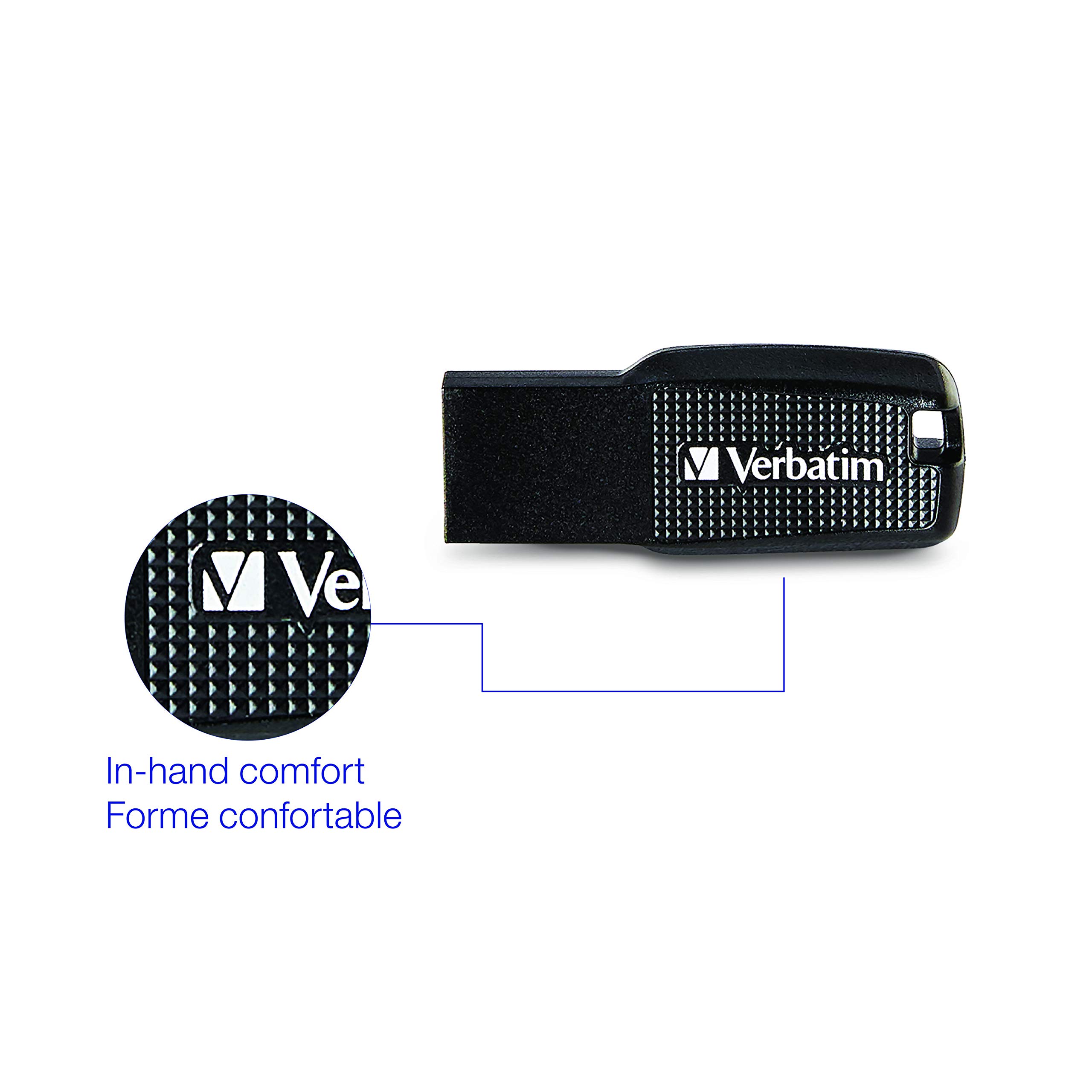 Verbatim 32GB Ergo USB 2.0 Flash Drive – Black