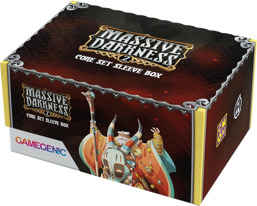Gamegenic Massive Darkness 2 Core Set Sleeve Pack | Pack of 406 Card Sleeves | Designed for Use with Massive Darkness 2: Hellscape Base Game | Made by Gamegenic