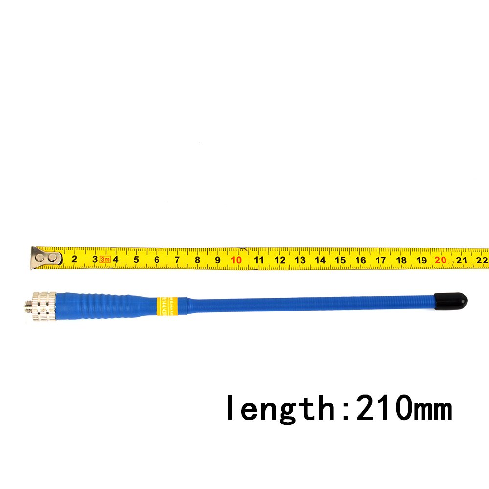 TWAYRDIO Dual Band 70cm/2m SMA Female High Gain 10W Replacement Radio Antenna for Linton LT-3288 LT-6288 LT-318 Kenwood TK-360 TK-370 TK-3170 TK-372 for Baofeng UV-5R